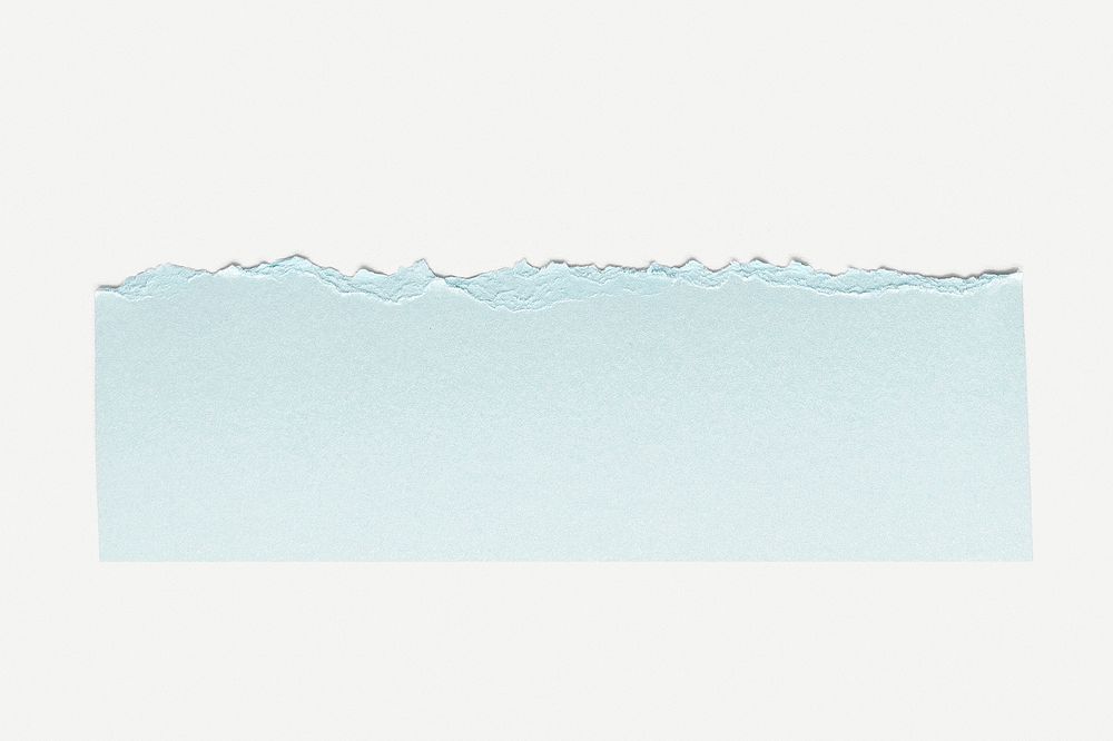 Ripped blue paper sticker, journal | Free PSD - rawpixel