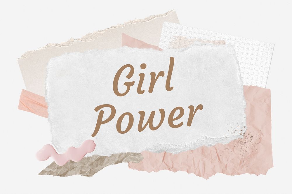 Girl power word typography, aesthetic | Free Photo - rawpixel