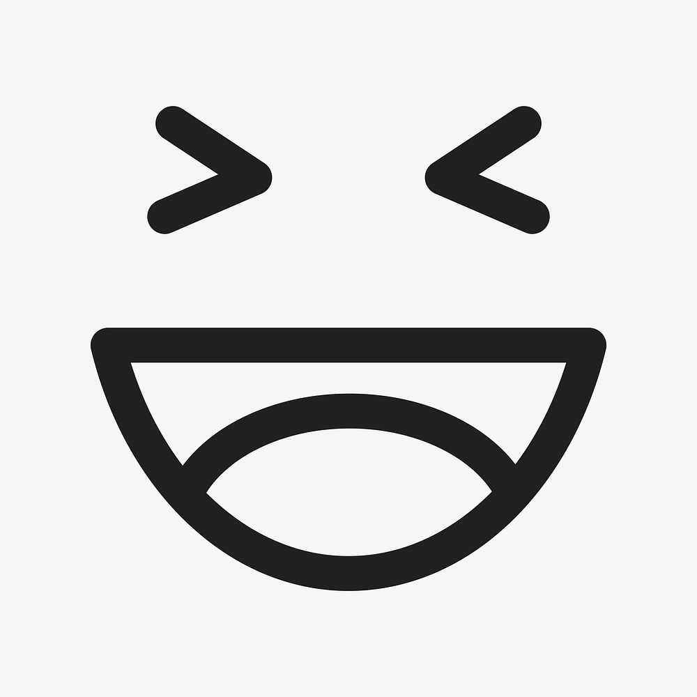 Grinning face emoticon, cute facial | Free Photo - rawpixel