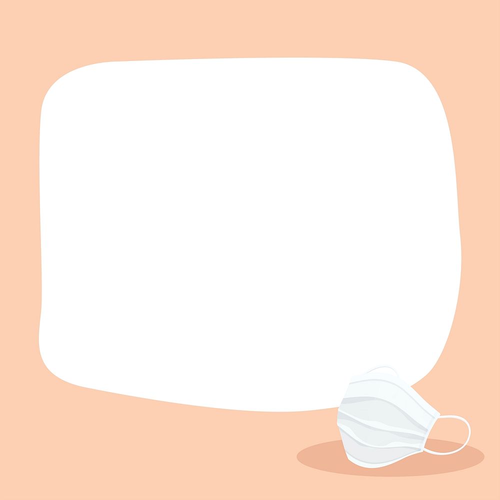 Face mask border frame prevent | Free Photo - rawpixel