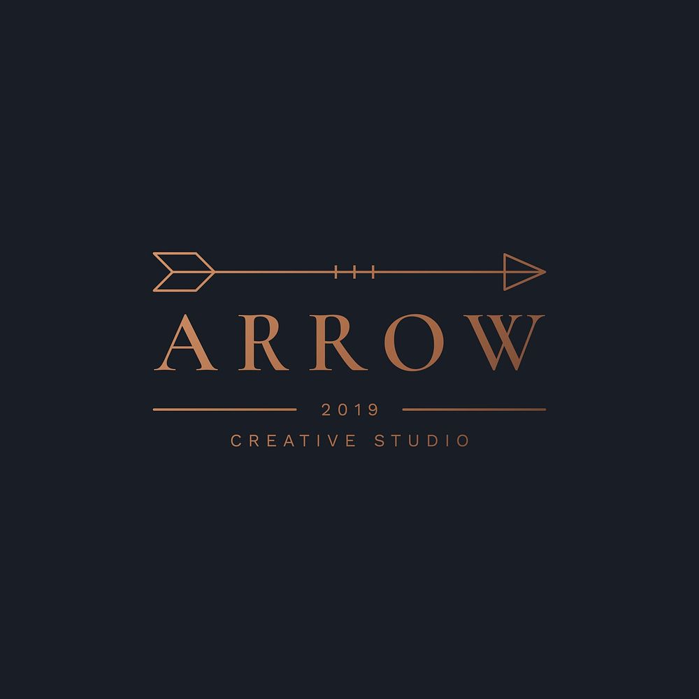 An editable arrow logos, modern | Free Vector - rawpixel