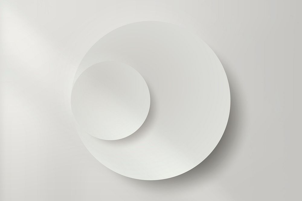 White round paper cut with drop | Premium Vector - rawpixel