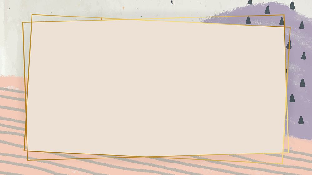 Rectangle golden frame on abstract | Premium Vector - rawpixel