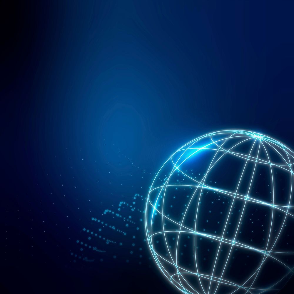 Global network sphere connection vector | Premium Vector - rawpixel