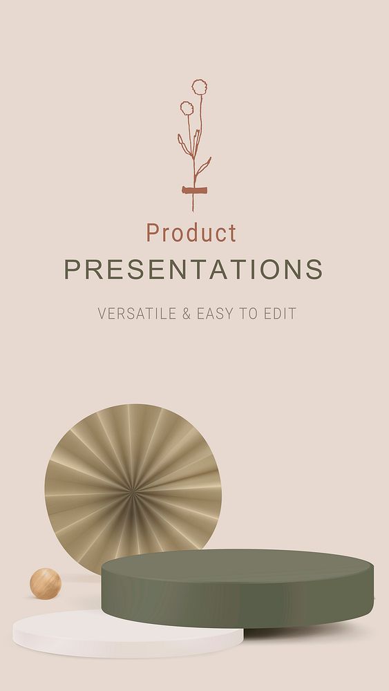 Editable product backdrop template vector | Free Vector Template - rawpixel