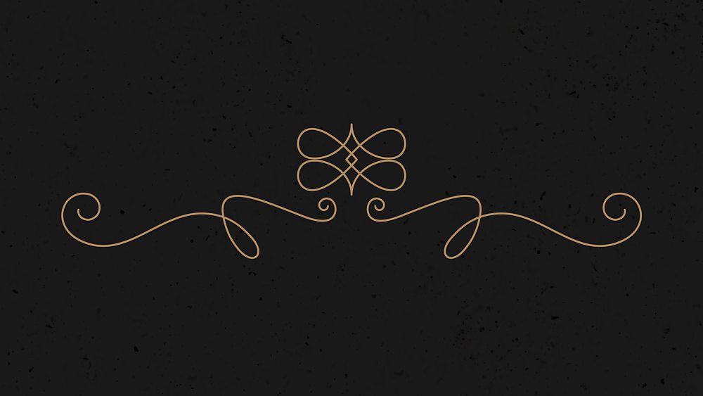 Gold filigree vector vintage luxury | Free Vector - rawpixel