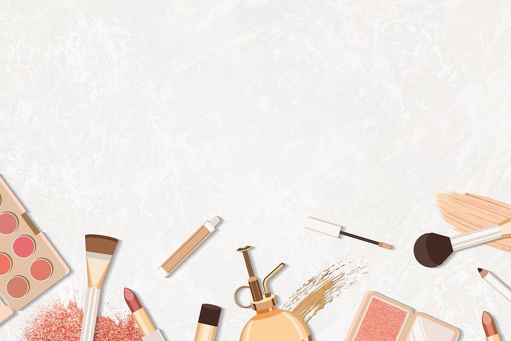 Female facial cosmetic frame vector | Premium Vector - rawpixel