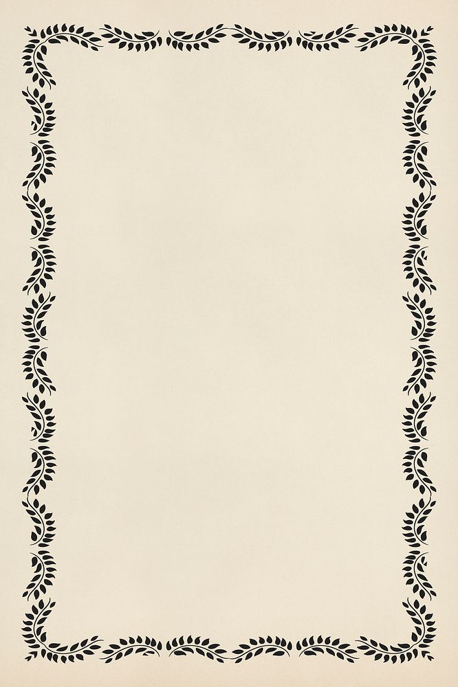 Vintage ornamental decorative frame on beige | Free PSD - rawpixel