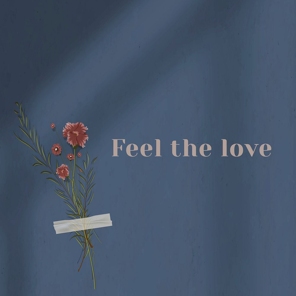 Feel the love inspirational quote | Free Photo - rawpixel