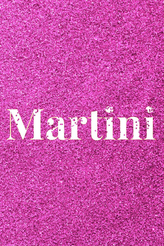 Sparkle martini glitter word art | Free Photo - rawpixel