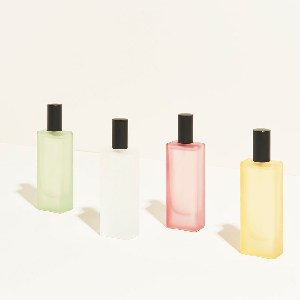 Collection of colorful perfume packaging | Premium Photo - rawpixel