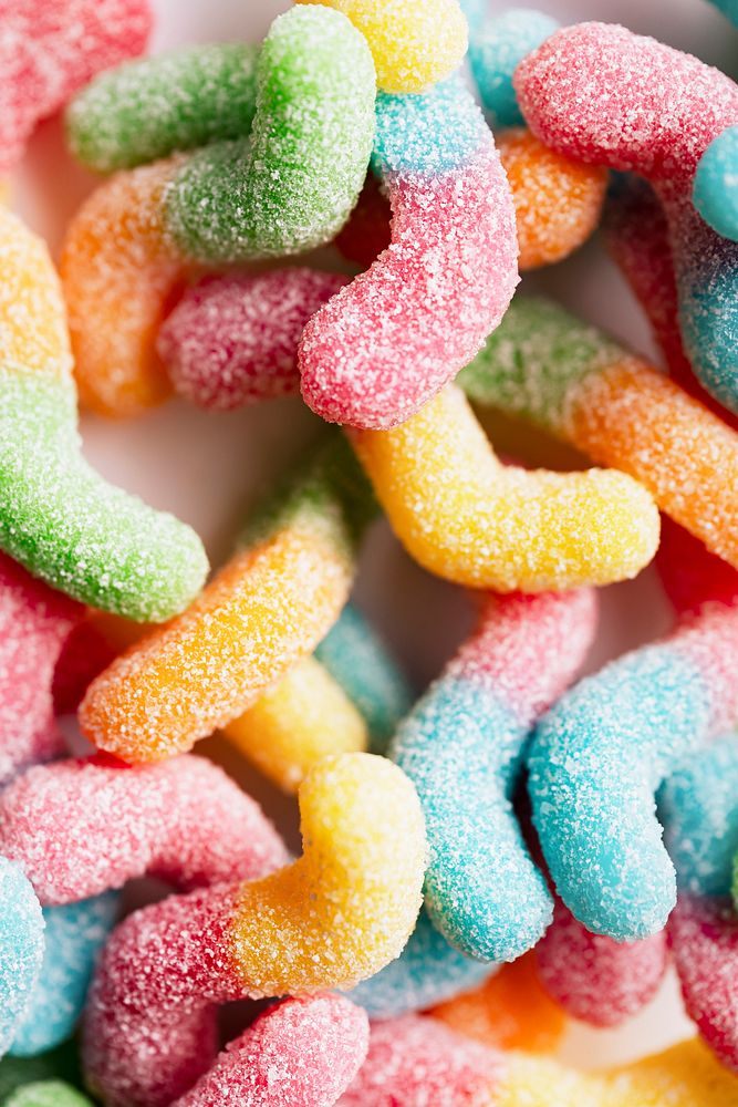 Colorful gummy worm candies | Premium Photo - rawpixel
