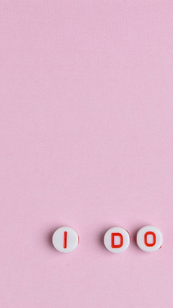 I DO word typography alphabet | Free Photo - rawpixel