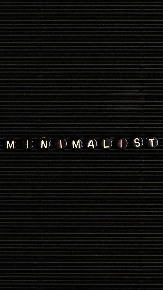 MINIMALIST beads word typography | Free Photo - rawpixel