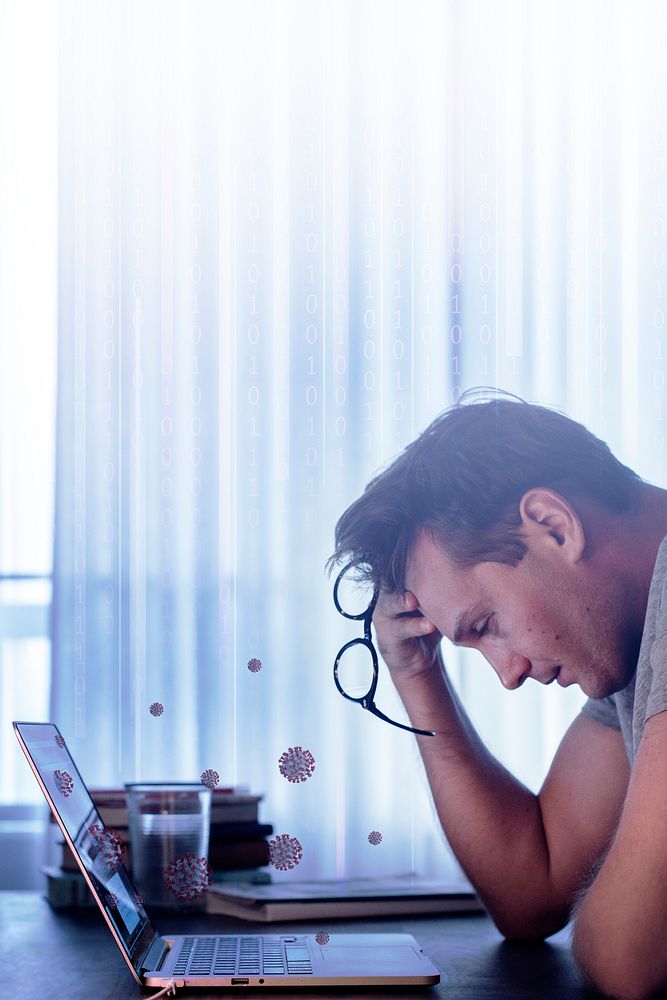 Man feeling sick while working | Free Photo - rawpixel