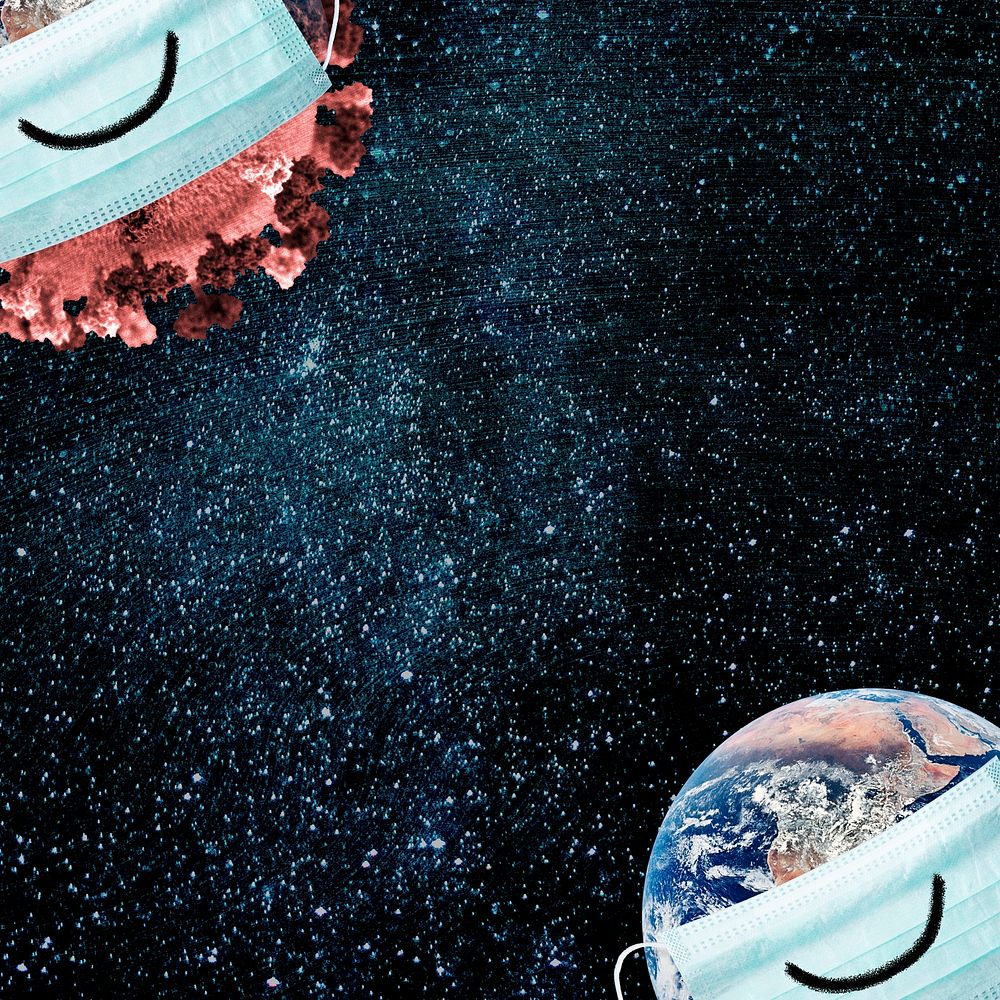 Planet earth wearing a face | Free Photo - rawpixel