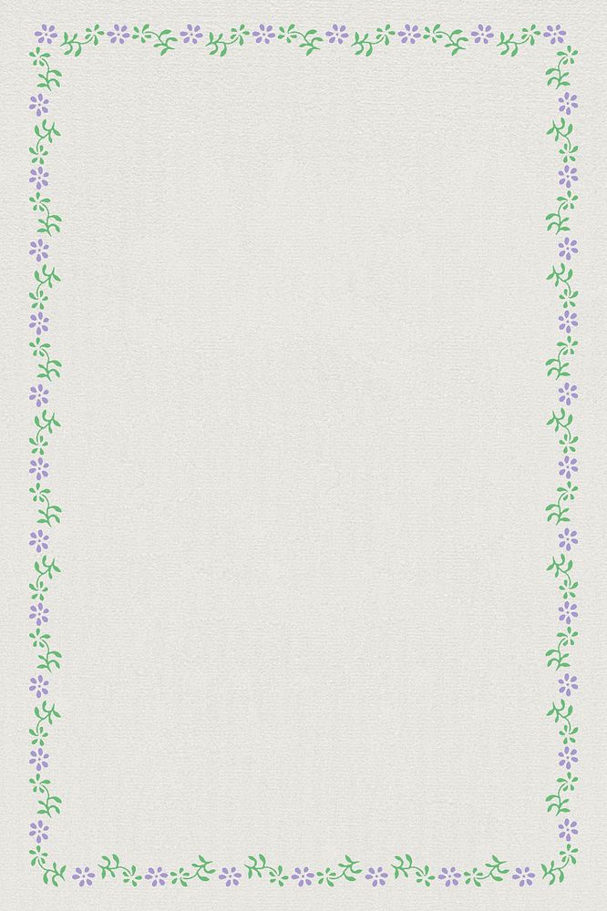 Decorative vintage nature simple frame | Free PSD - rawpixel