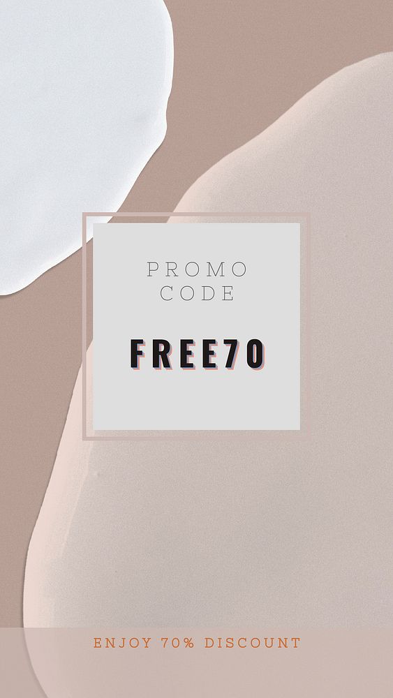 Promo code template collection vector | Free Vector Template - rawpixel
