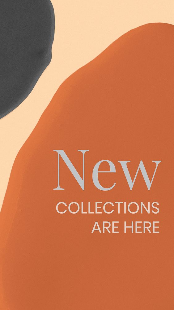 New collection are here template | Free Vector Template - rawpixel