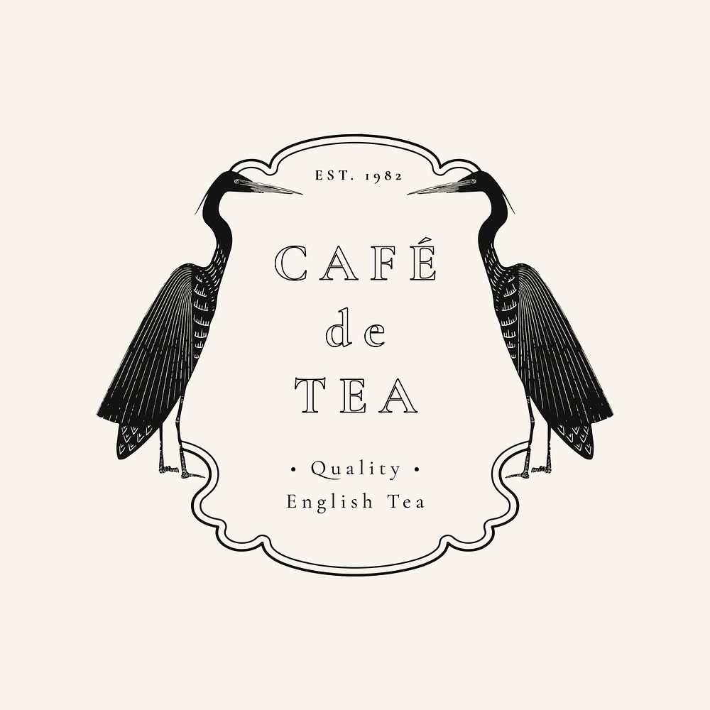 Aesthetic logo template vector for cafe | Premium Vector - rawpixel