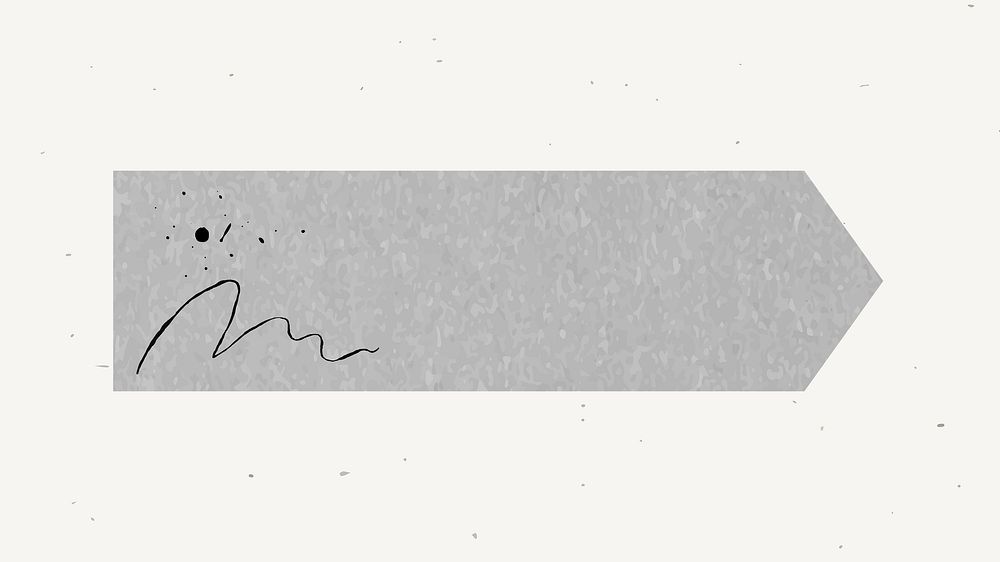 Arrow sticky notes psd element | Free PSD - rawpixel