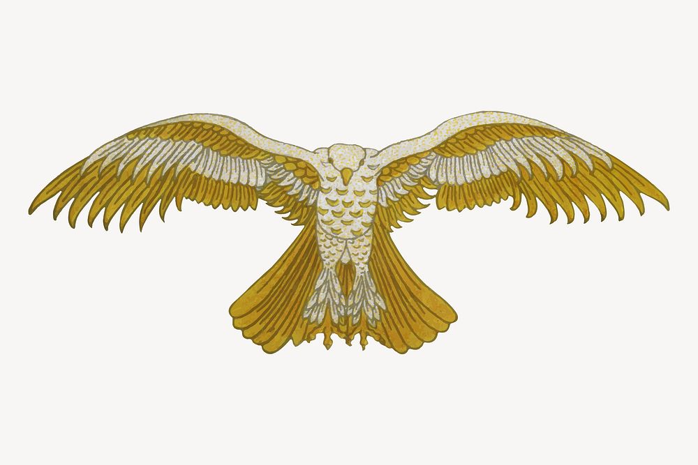 Gold bird sticker, vintage animal | Premium Vector Illustration - rawpixel
