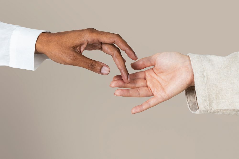 Hands of diversity coming together | Premium PSD - rawpixel