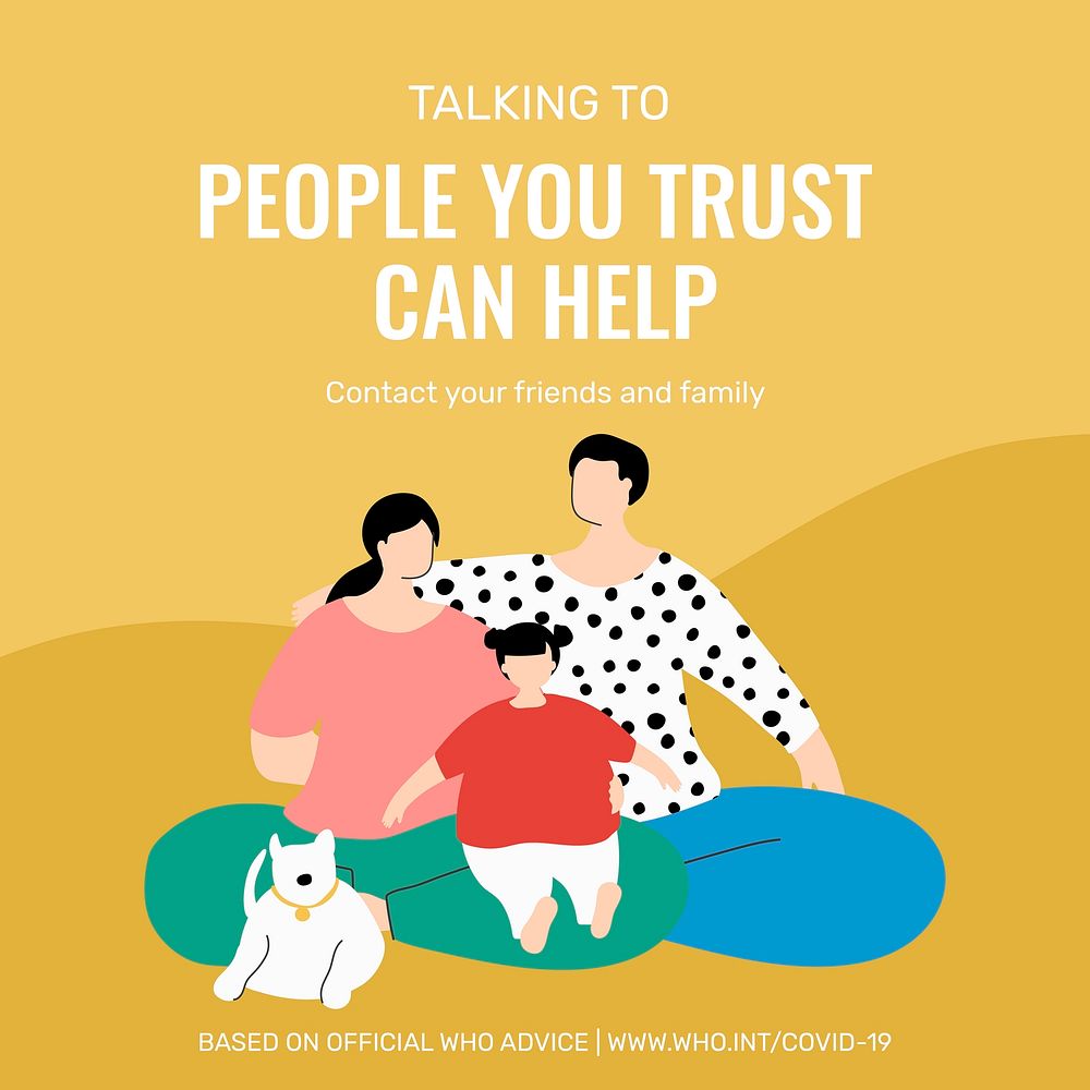 Talking to people you trust | Free Vector - rawpixel