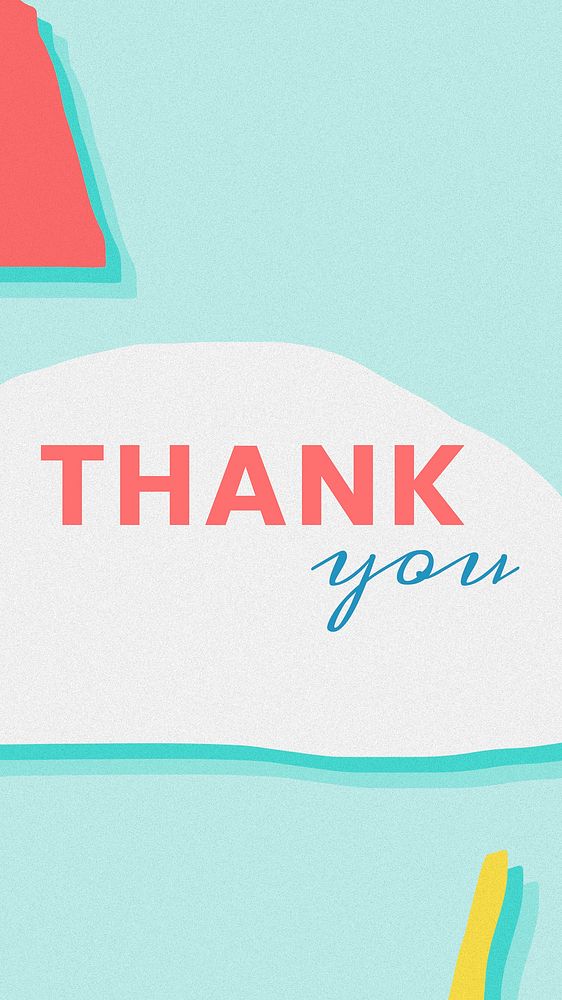 Thank you summer template vector | Free Vector Template - rawpixel