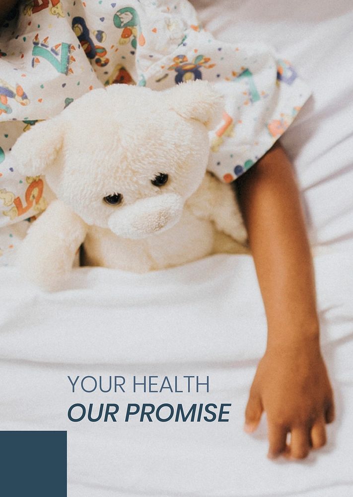 Medical, Pediatrics poster template, hospital | Premium PSD Template ...