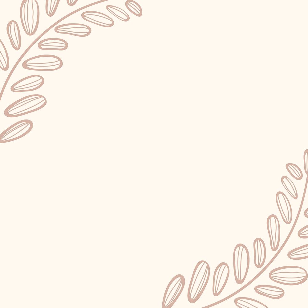 Leafy frame card design vector | Vector - rawpixel