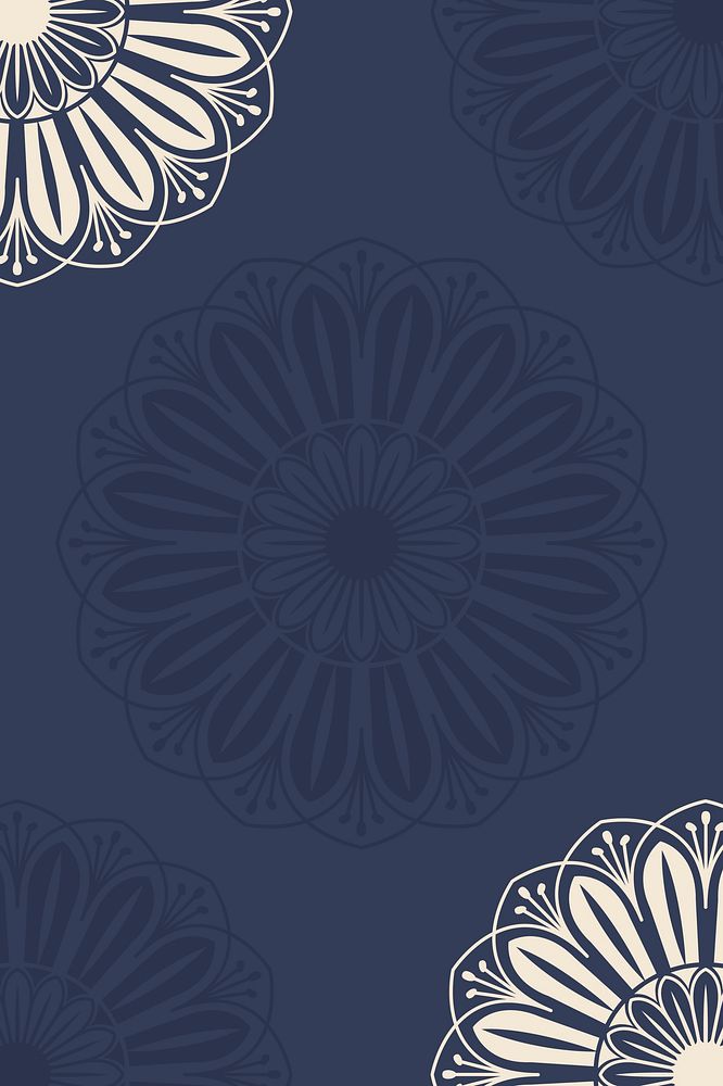 Blue Islamic floral background for Ramadan | Free Photo - rawpixel