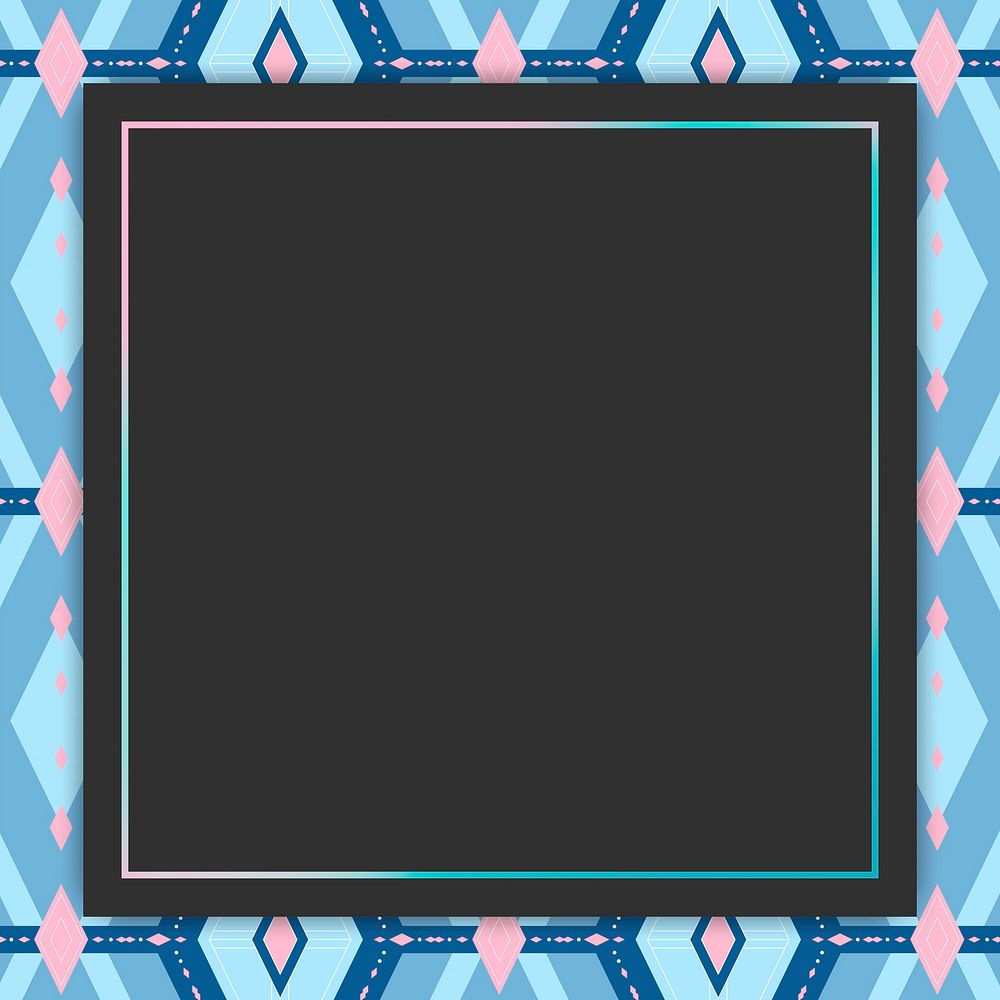 Bright blue geometric seamless patterned | Premium Vector - rawpixel