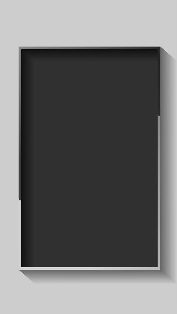 Blank rectangle black abstract frame | Premium Vector - rawpixel