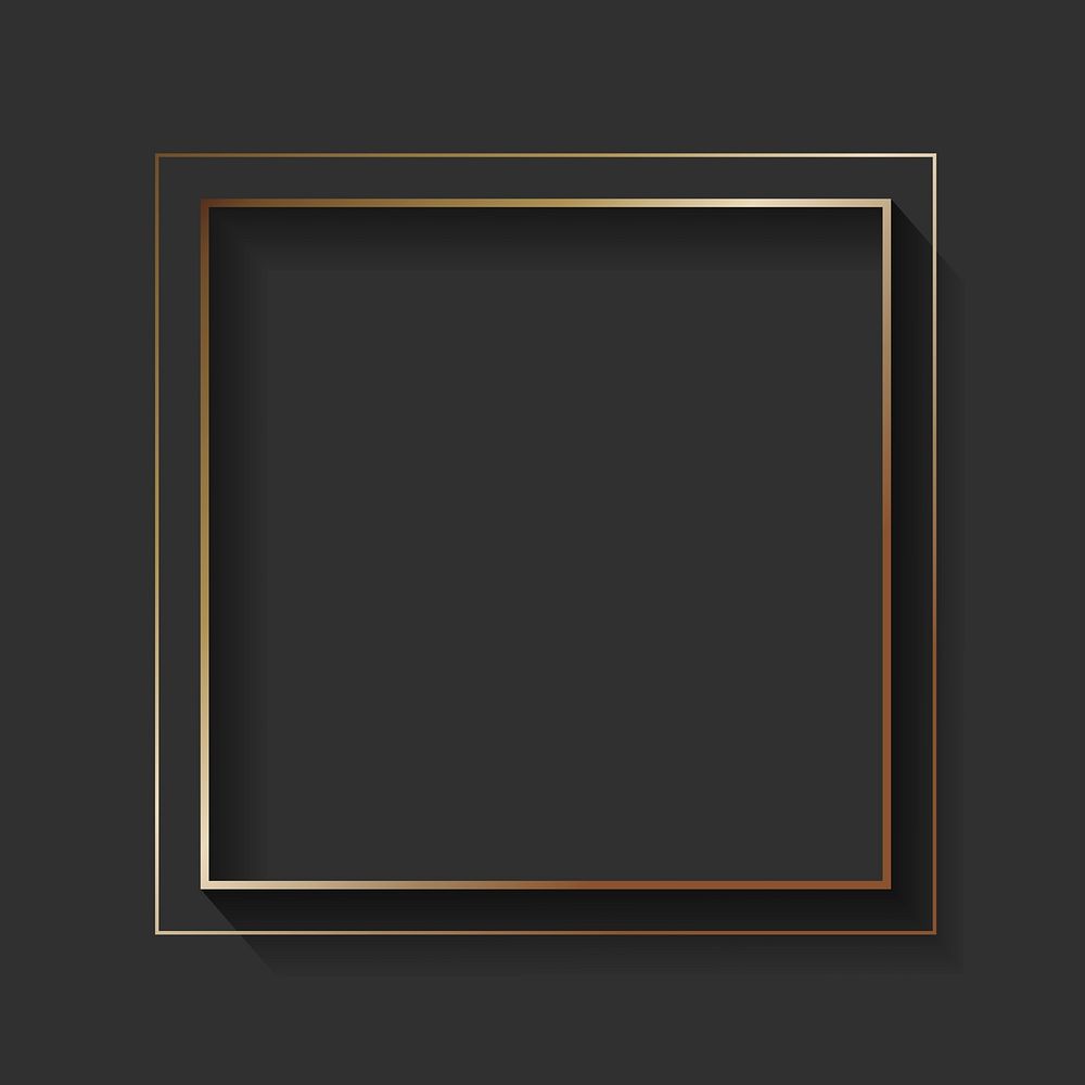 Blank square black abstract frame | Premium Vector - rawpixel