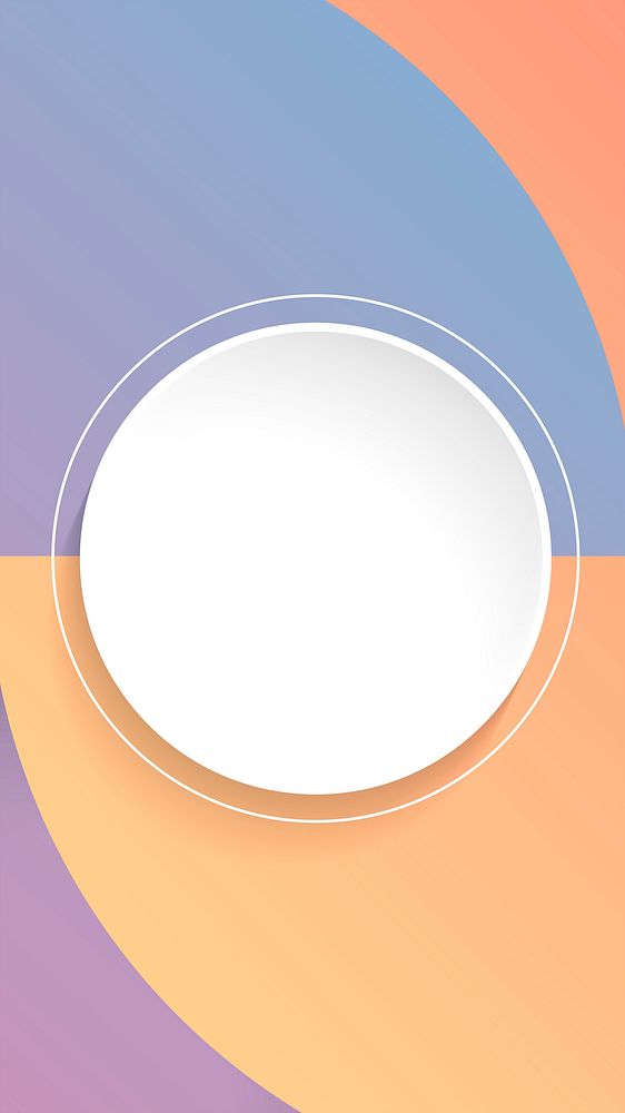 Blank circle colorful abstract frame | Premium Vector - rawpixel