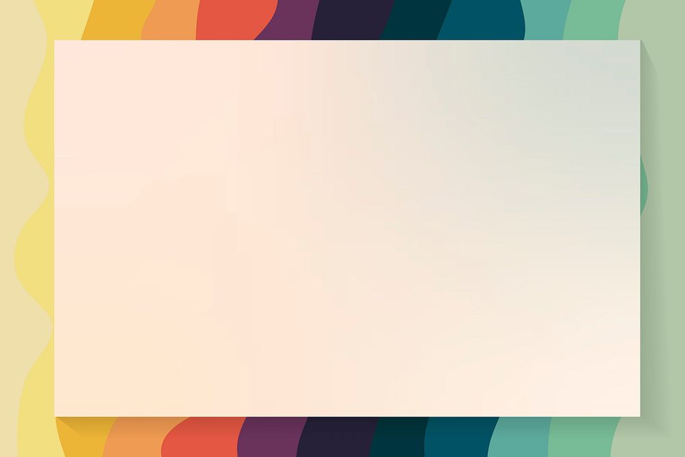 Mockup colorful wave pattern background | Premium Vector - rawpixel