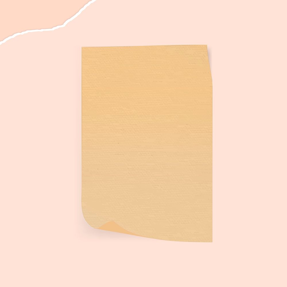 Beige paper note social ads | Free PSD - rawpixel