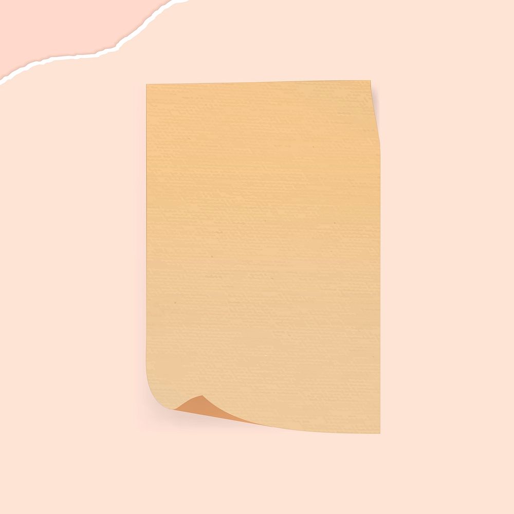 Old empty paper note social | Free Vector - rawpixel