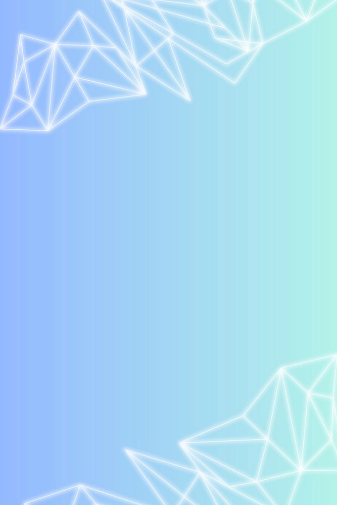 White polygon pattern on bluish | Premium PSD - rawpixel
