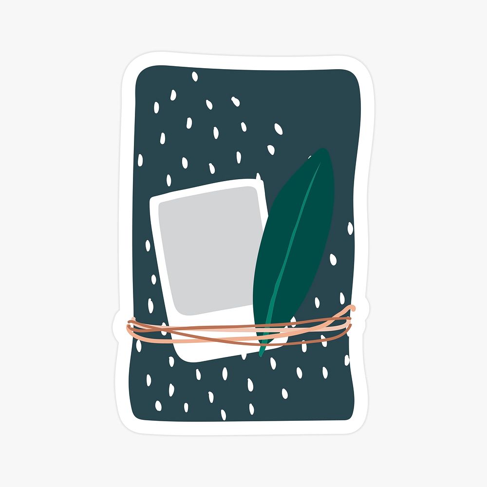 DIY gift wrapping sticker vector | Vector - rawpixel