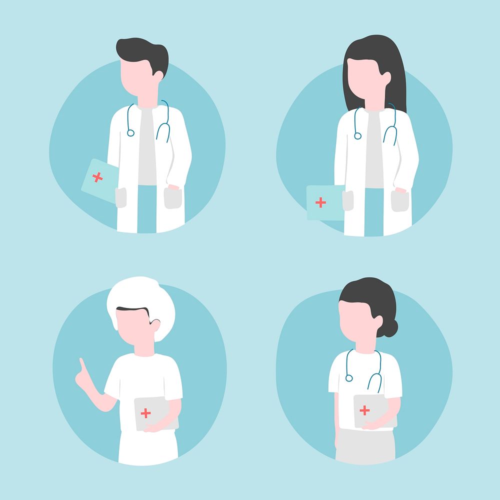 Medical health professionals amid coronavirus | Free Vector - rawpixel