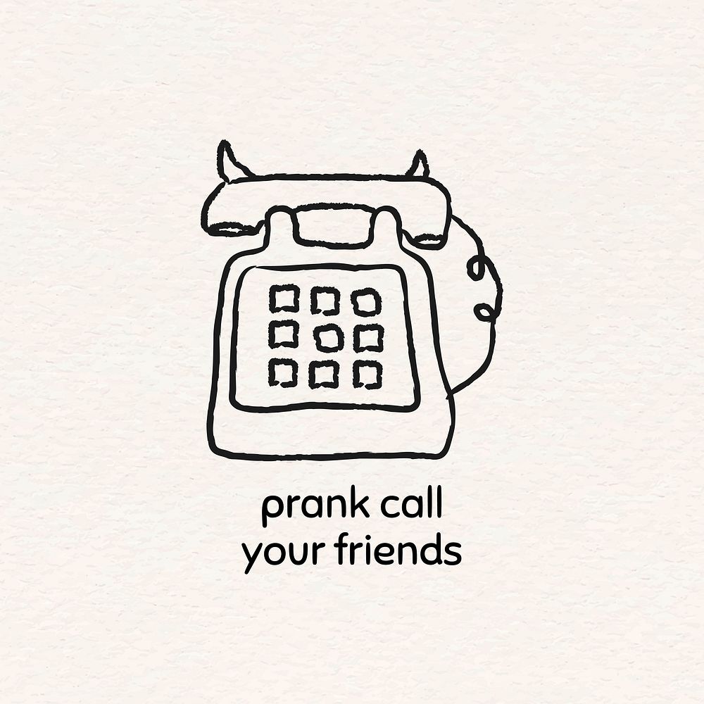 Prank call your friends during quarantine | Free Vector - rawpixel