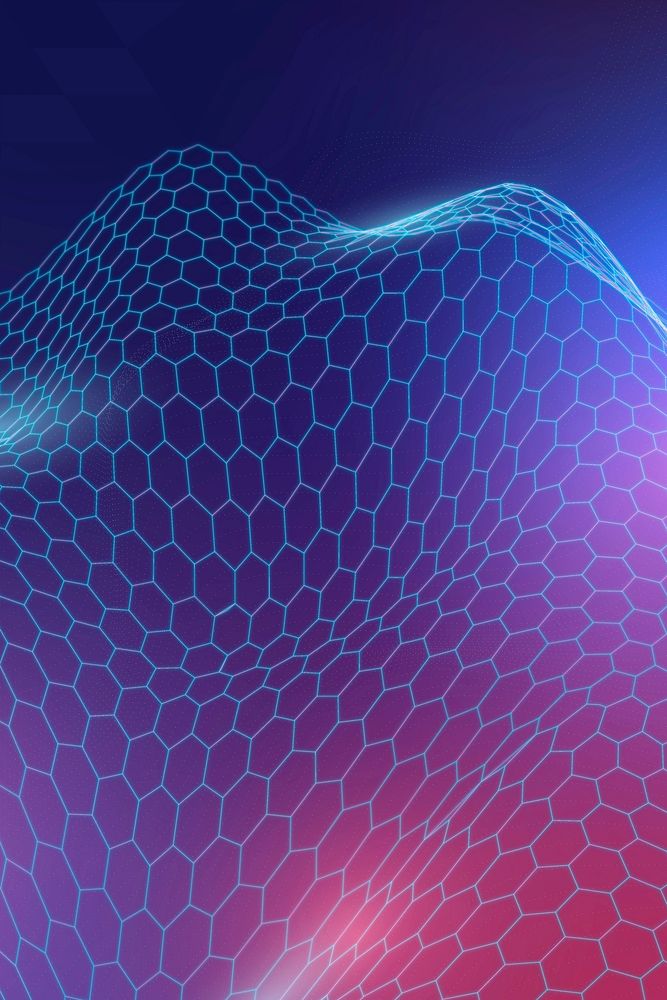 Blue 3D abstract wave pattern | Free Vector - rawpixel