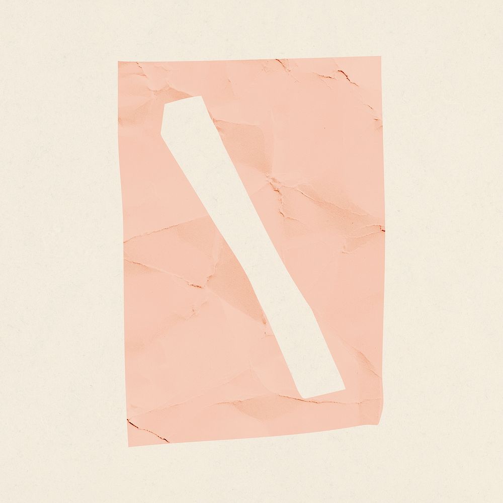 Slash paper cut symbol psd | Free PSD - rawpixel