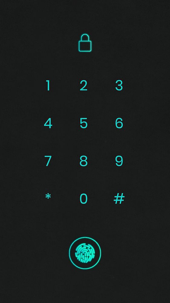 Smartphone numeric passcode lock screen | Free Photo - rawpixel