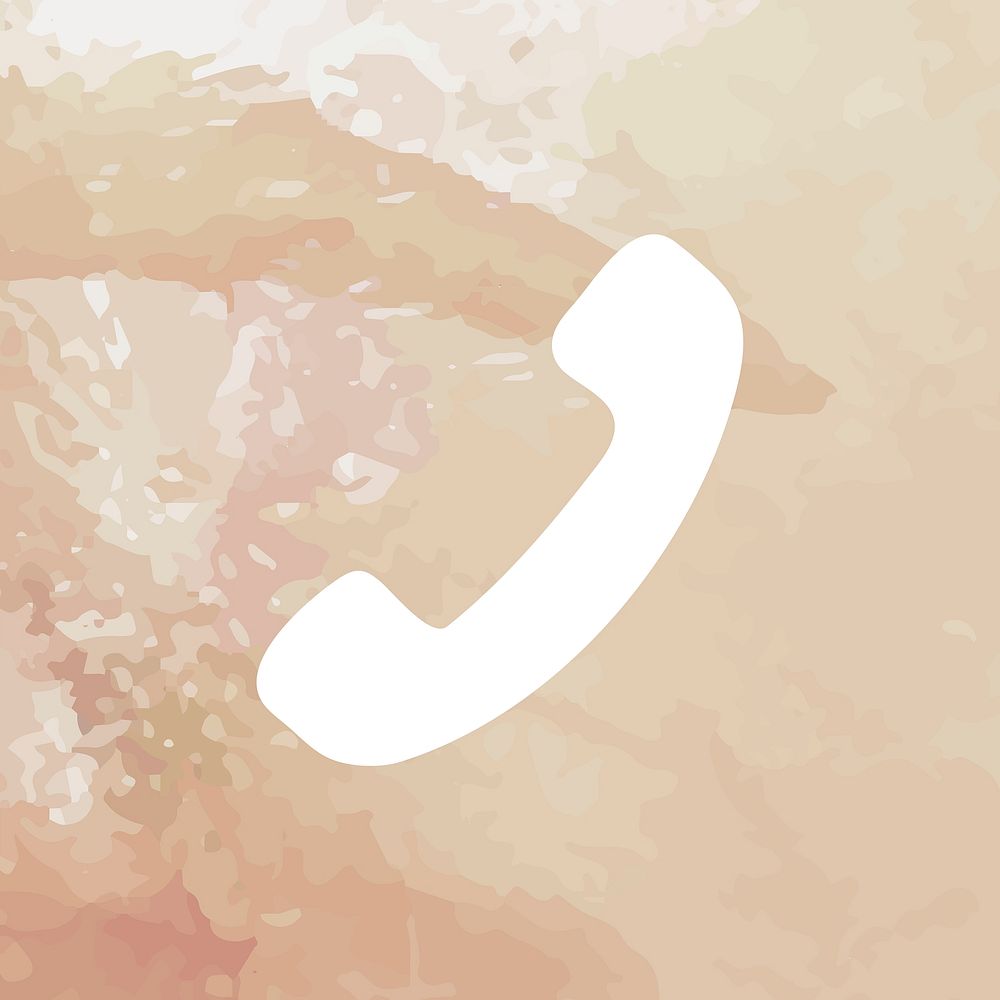 Telephone icon white for mobile | Free Icons - rawpixel