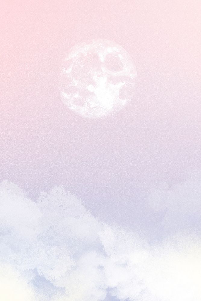 Aesthetic sky background with moon | Free Photo - rawpixel