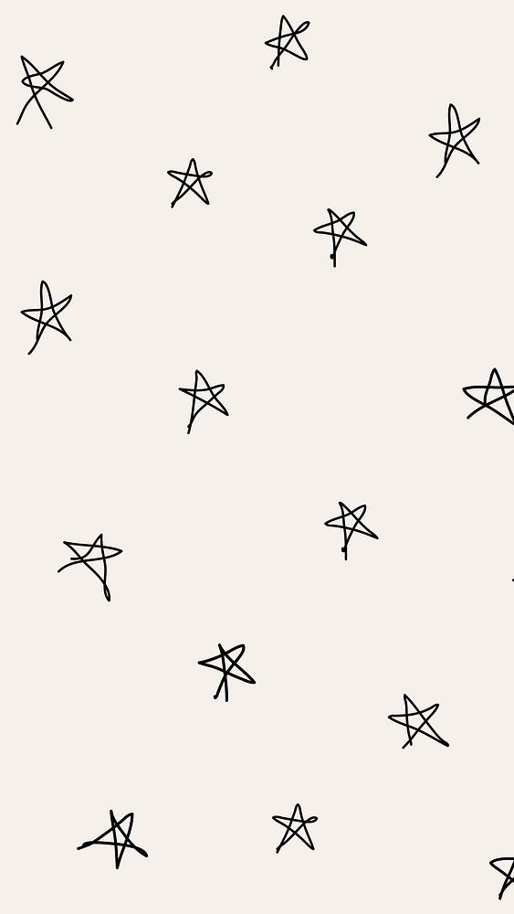 Star pattern mobile wallpaper, minimal | Free Photo - rawpixel