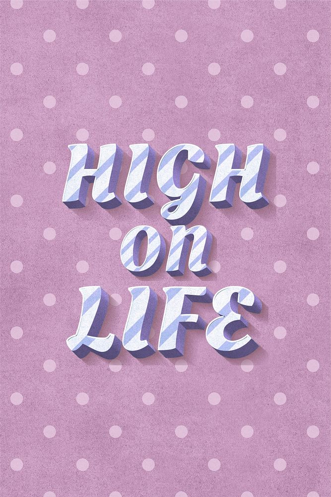High on life 3d vintage | Free Photo - rawpixel